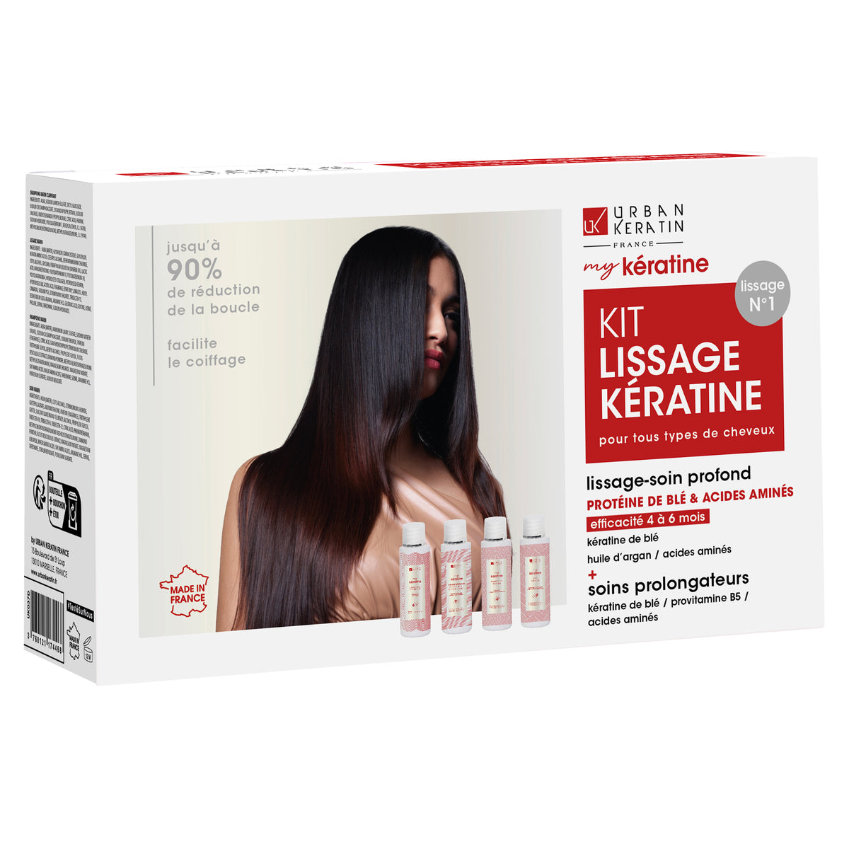 Mini Kit Lissage Kératine My Kératine Urban Keratin 4x100ML – La Plateforme du coiffeur