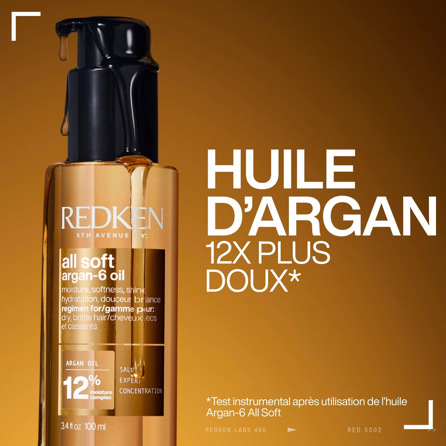 Huile d'Argan All Soft Redken 100 ML – La Plateforme du coiffeur