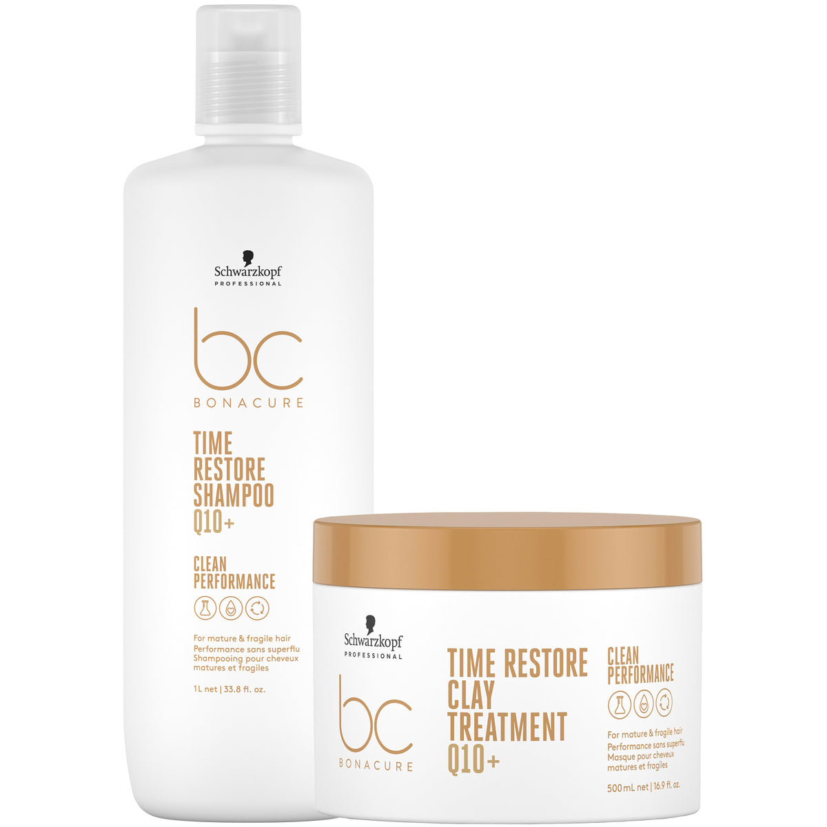 Duo Maxi BC Time Restore Schwarzkopf – La Plateforme du coiffeur