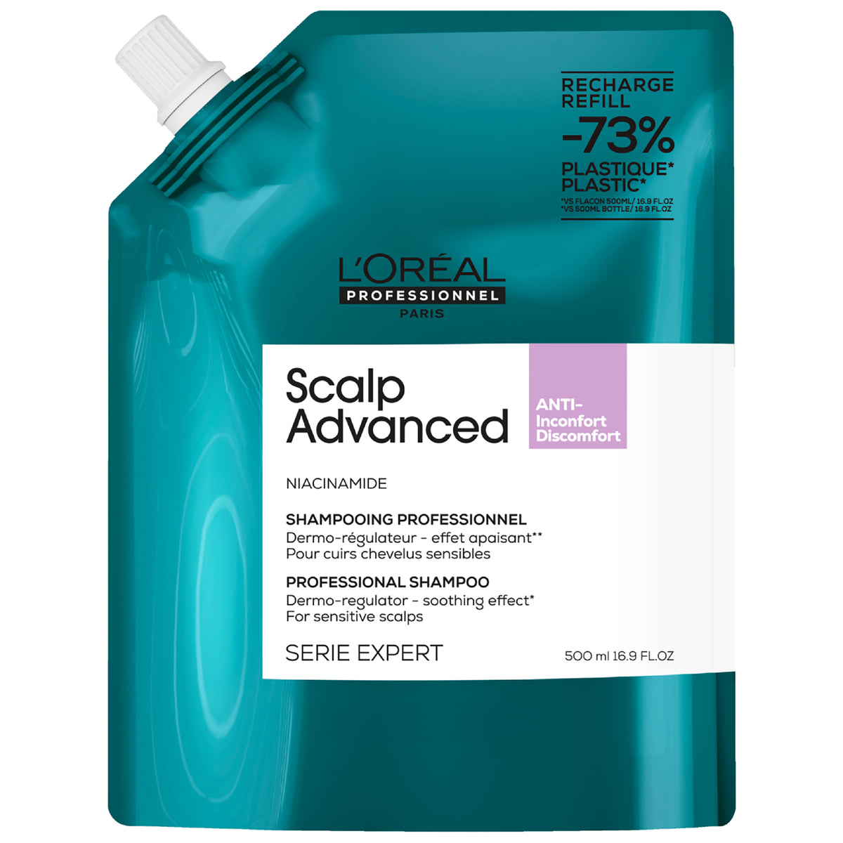 Éco-Recharge Shampoing Scalp Advanced Dermo Régulateur L'Oréal ...